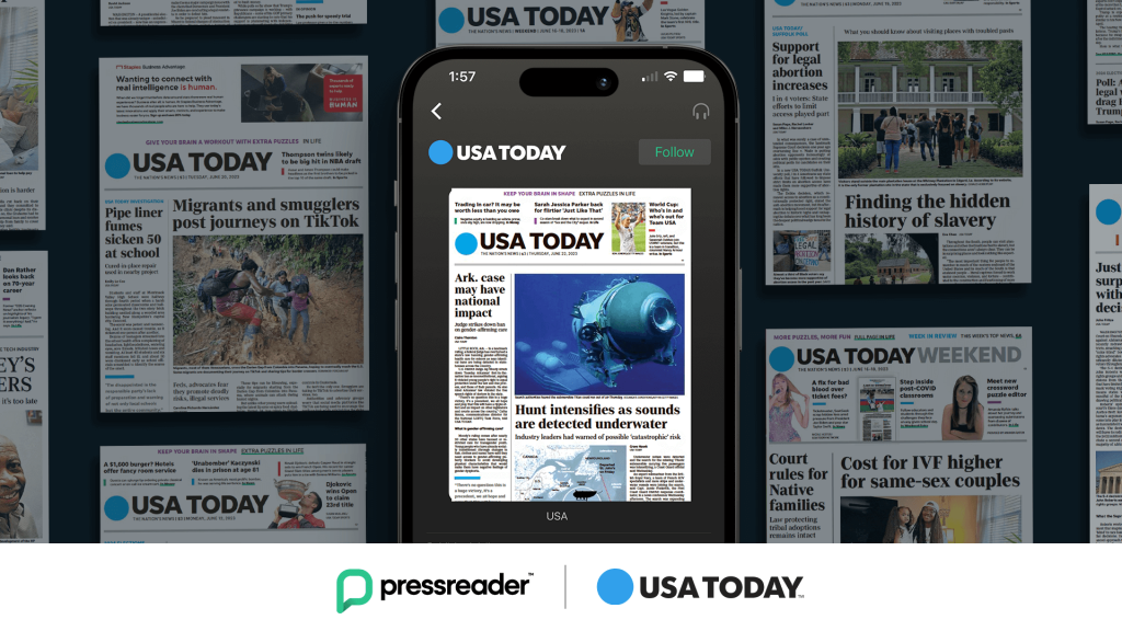 PressReader and Gannett join forces to expand USA TODAY’s global audience