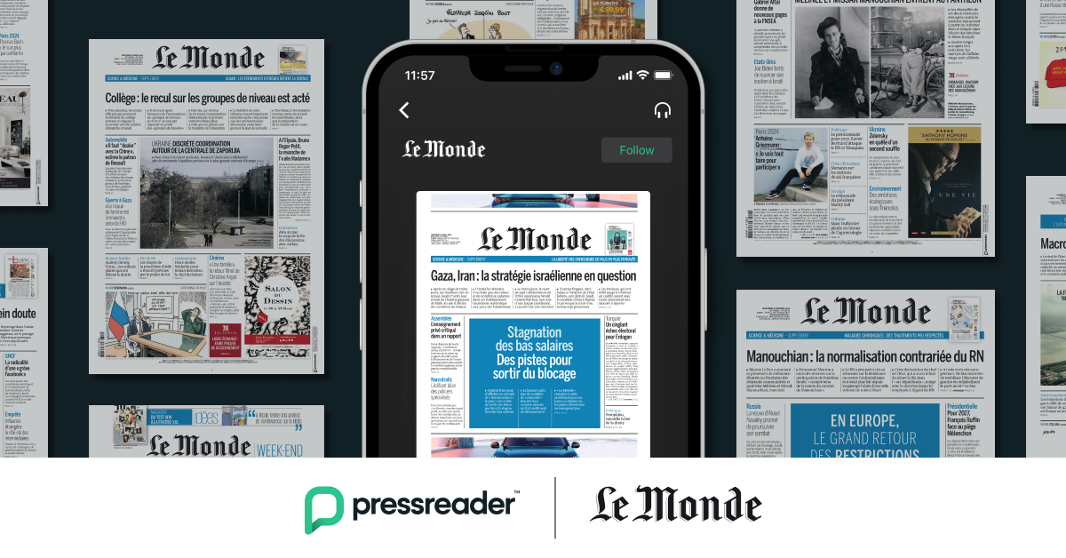 PressReader partners with Le Monde to bring trusted news to global readers